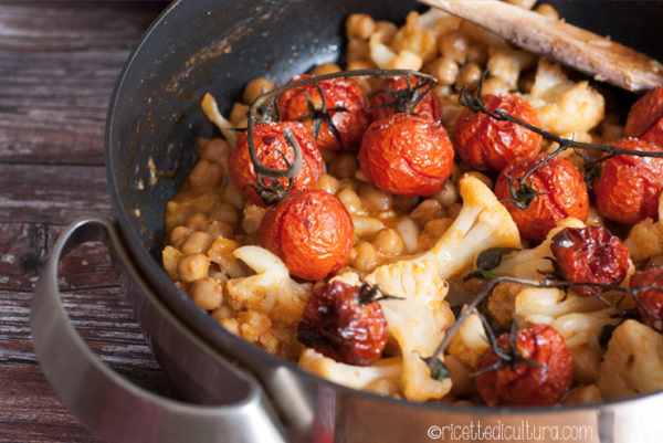 Spadellata di verdure con ceci e pomodorini - Ricette di Cultura