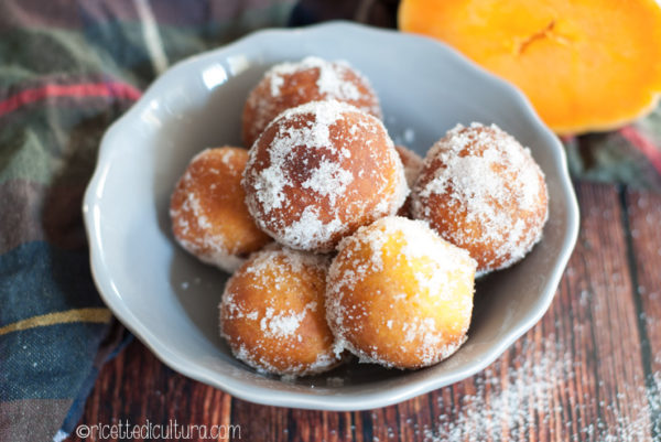 Mini bomboloni di zucca - Ricette di Cultura